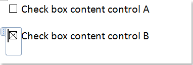Quickly insert check box, checkbox list or active checkbox (activeX control) in Word