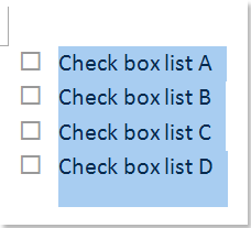 Quickly insert check box, checkbox list or active checkbox (activeX ...