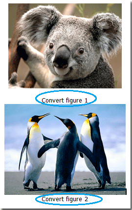 Easily convert text to caption for all figures in Word