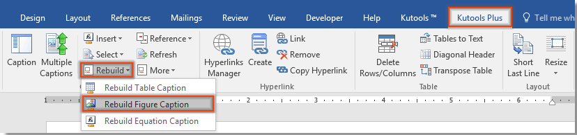 Easily convert text to caption for all figures in Word