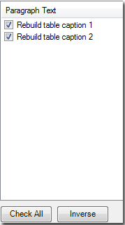 Easily convert text to caption for all tables in Word
