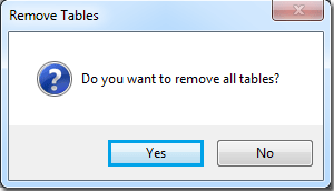 Quickly remove or delete all tables with one click in word