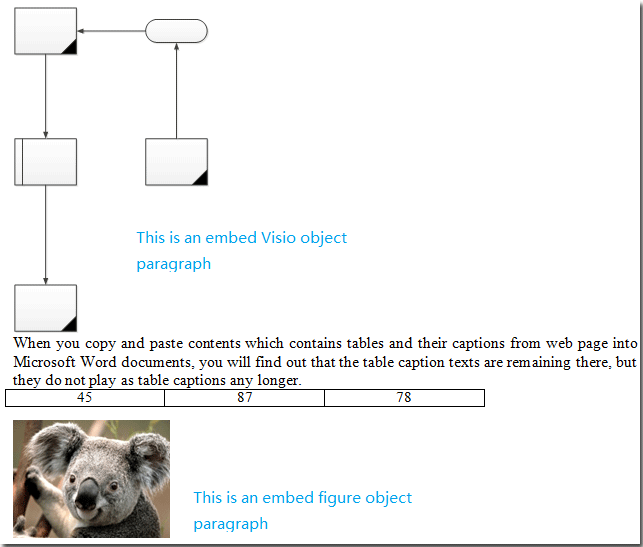 Quickly Select All Paragraphs Which Have Embedded Objects In Word