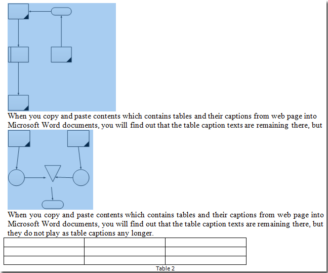 Easily Select All Paragraphs Which Have Embedded Visio Projects In Word