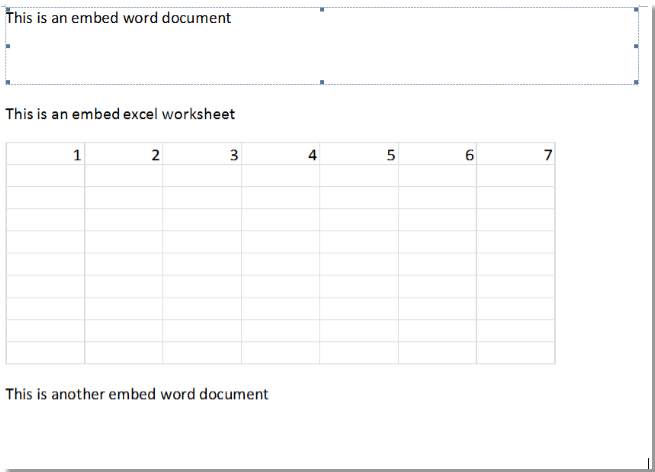 Quickly Select Embed Word Object Paragraphs In Word