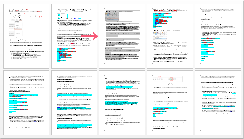 Quickly select current page or select any pages in Word