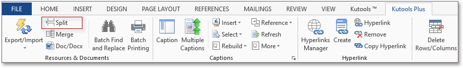 Quickly split document into multiple documents by headings or section ...