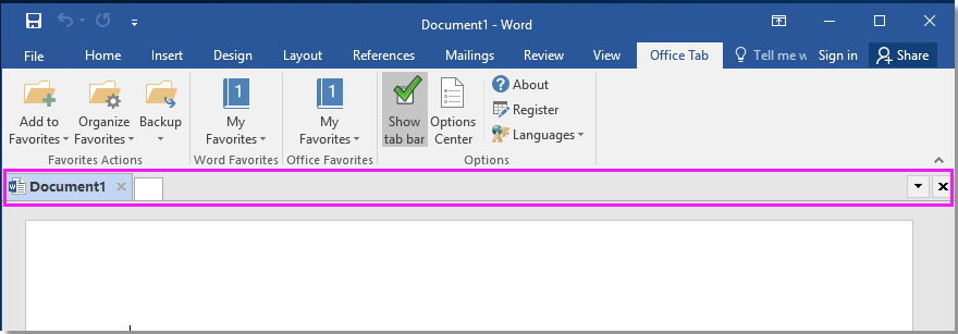 Office Tab: How to getting start right after installation?