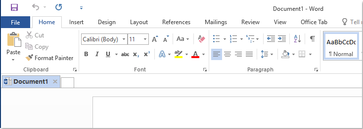 More Tabbed Windows in Office: Boost Productivity | ExtendOffice