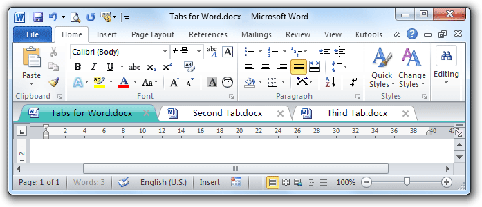 Tabs For Word Open Multiple Documents In A Tabbed Window